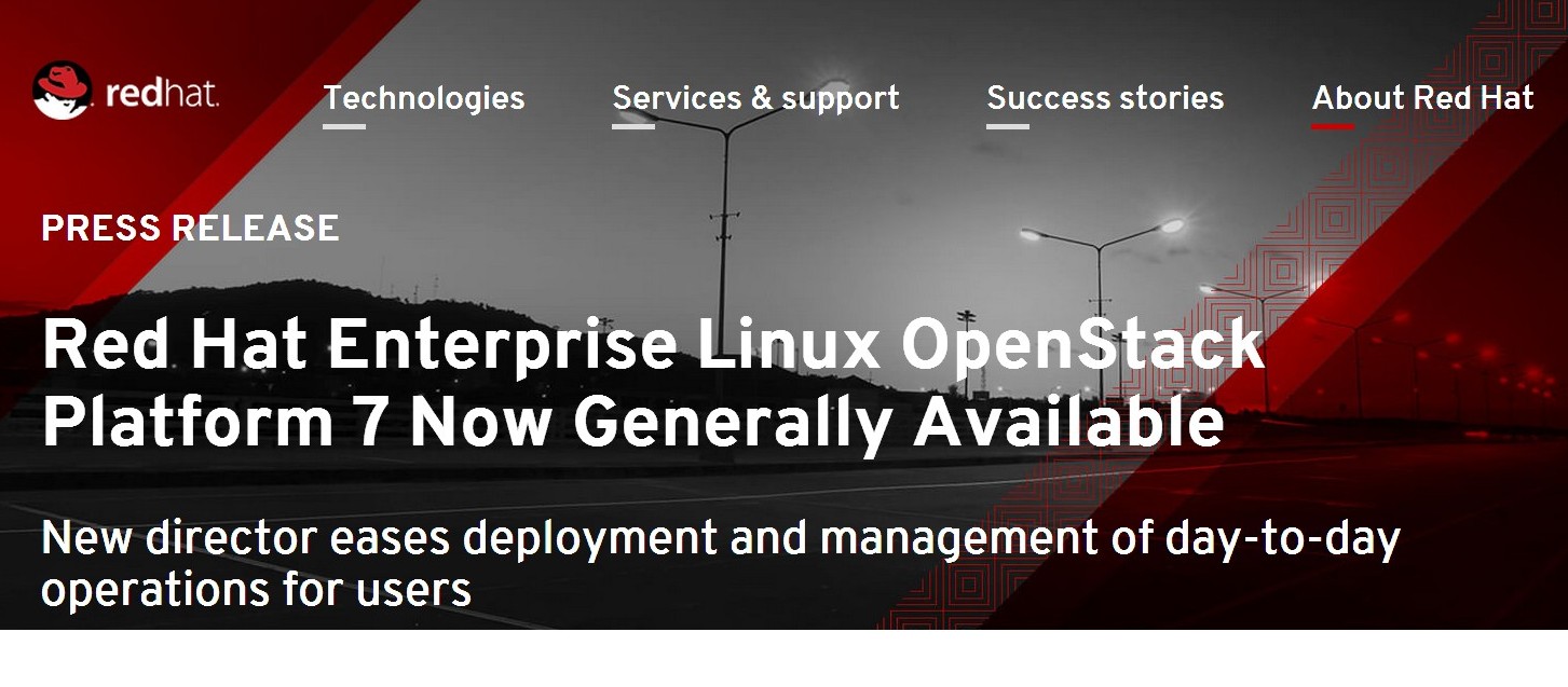 紅帽正式推出Enterprise Linux OpenStack Platform 7 | iThome